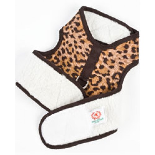 Sherpa Lined Leopard Body Harness
